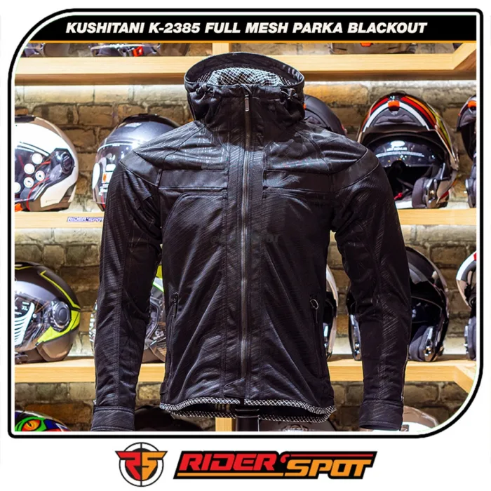 Kushitani K-2385 Full Mesh Parka Blackout – Riderspot