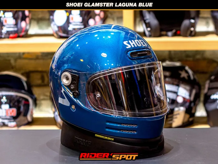 Shoei Glamster Laguna Blue Helmet – Riderspot