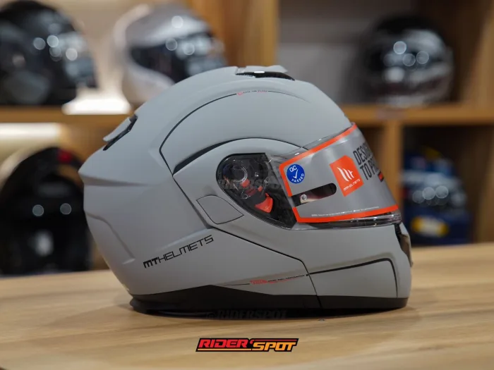 MT Helmets Atom SV Matt Gray A12 Helmet – Riderspot