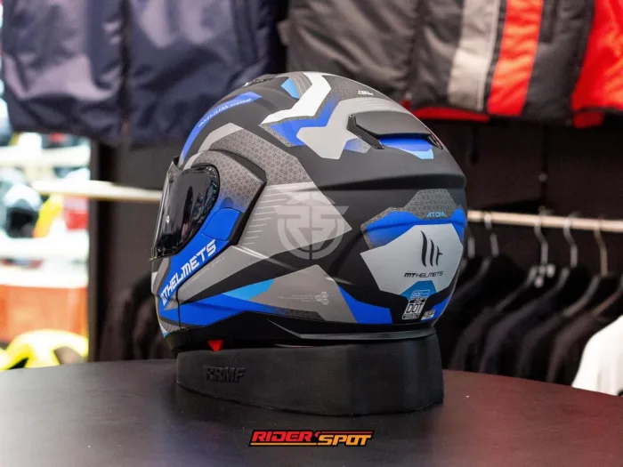 MT Helmets Atom SV Hybrid G7 Matt Blue Helmet – Riderspot