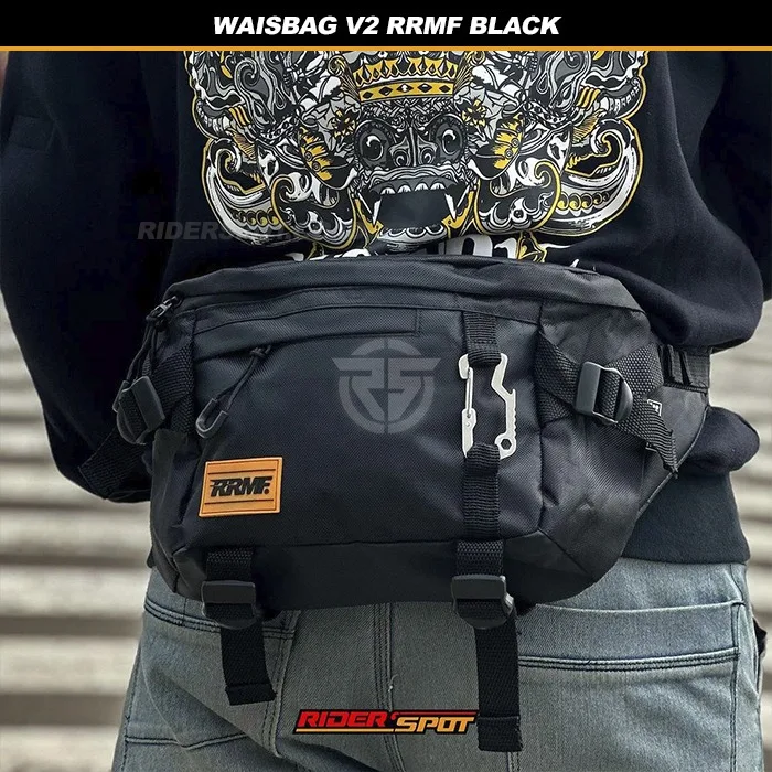 RRMF Bag Waistbag Black V2 – Riderspot