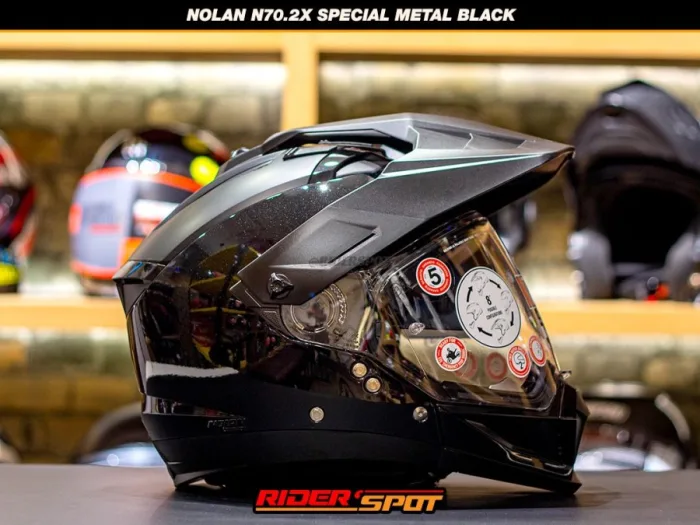NOLAN N70-2X Special Metal Black 012 Helmet – Riderspot