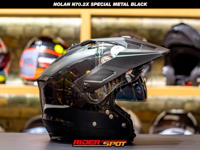 NOLAN N70-2X Special Metal Black 012 Helmet – Riderspot