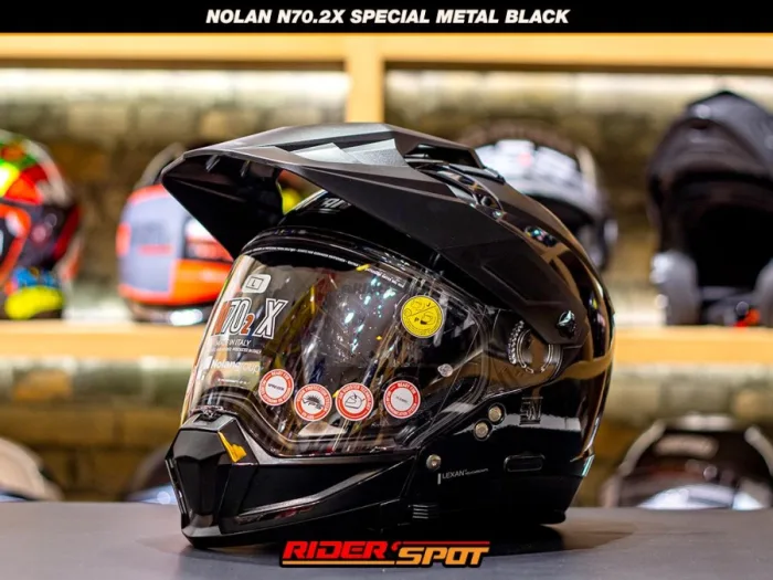 NOLAN N70-2X Special Metal Black 012 Helmet – Riderspot