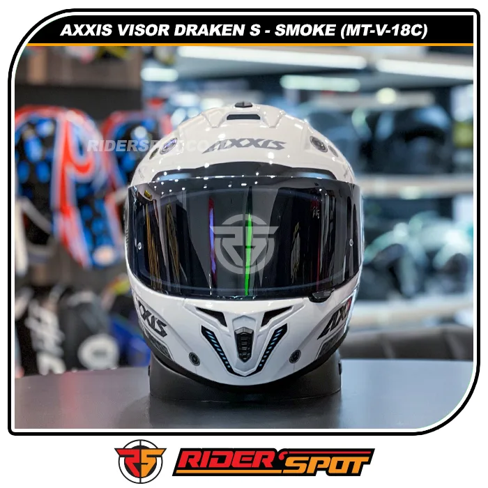 AXXIS Visor Draken S Smoke MT-V-18C – Riderspot