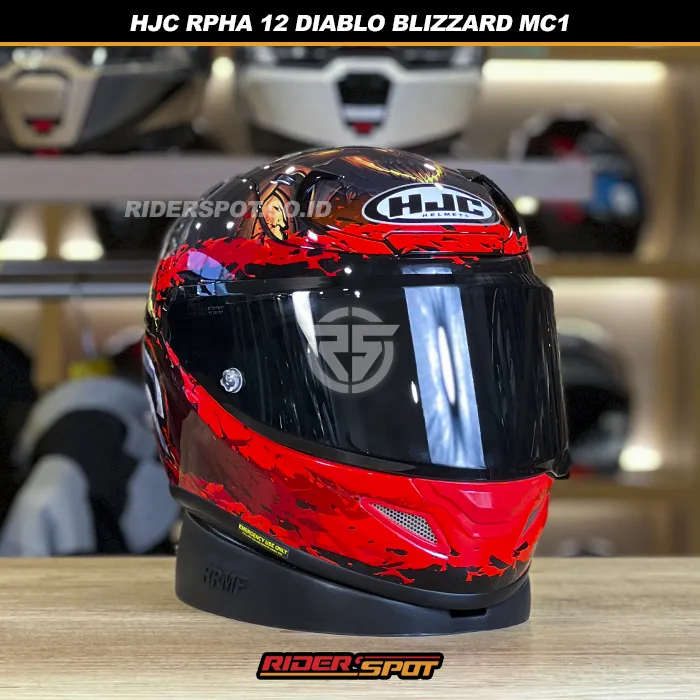 HJC RPHA 12 Diablo Blizzard MC1 Helmet – Riderspot