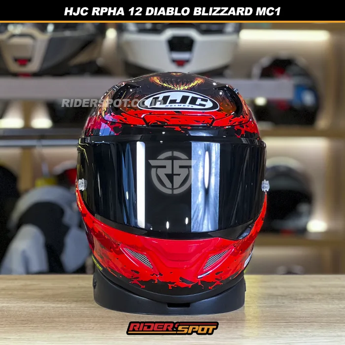 HJC RPHA 12 Diablo Blizzard MC1 Helmet – Riderspot